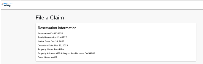 How to Submit a Claim - Lodgify Embedded Program